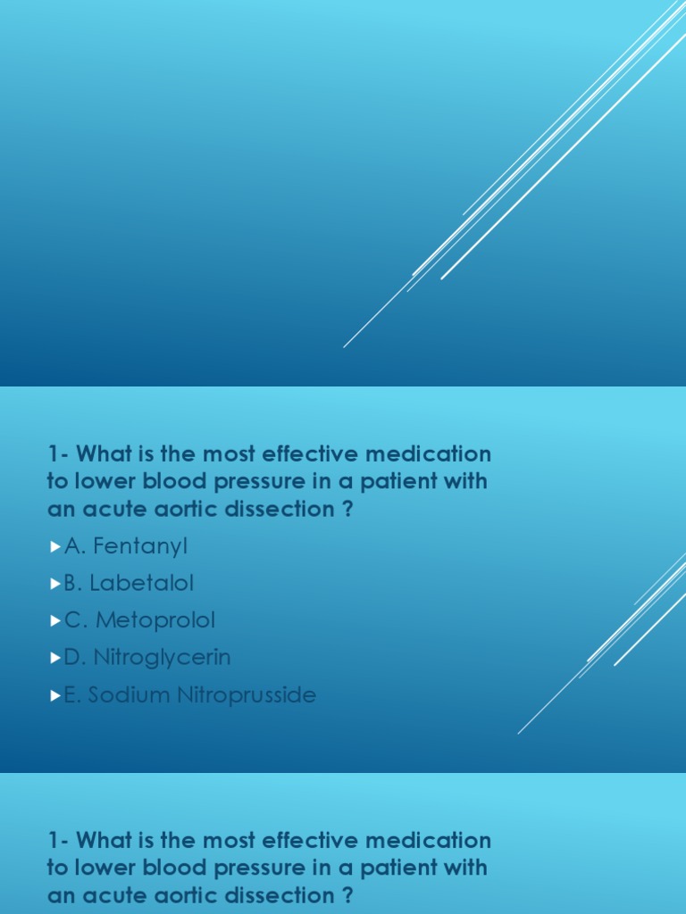 Medication Options and Treatment Approaches for Various Medical ...