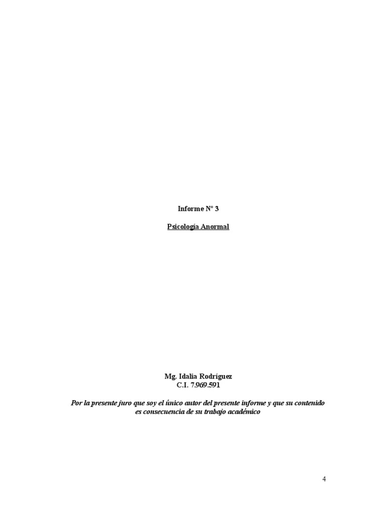 Tesis Idalia Rodriguez Informe 3 | PDF | Manual Diagnóstico y ...