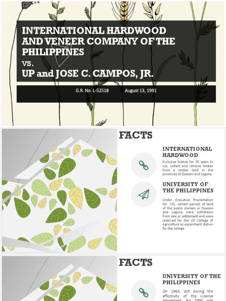 422 International Hardwood vs. UP | PDF