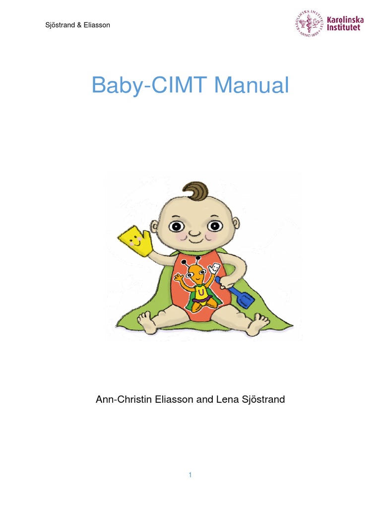 Baby-Cimt Manual 20151125 | PDF | Toys | Psychotherapy