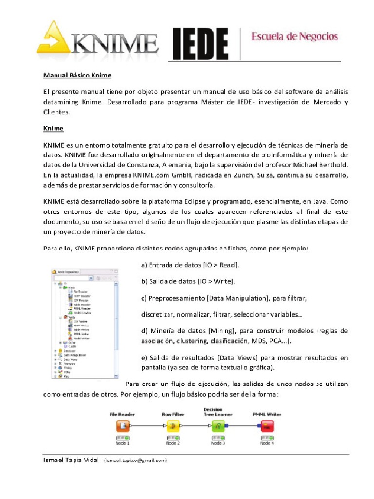 Manual Basico Knime | PDF