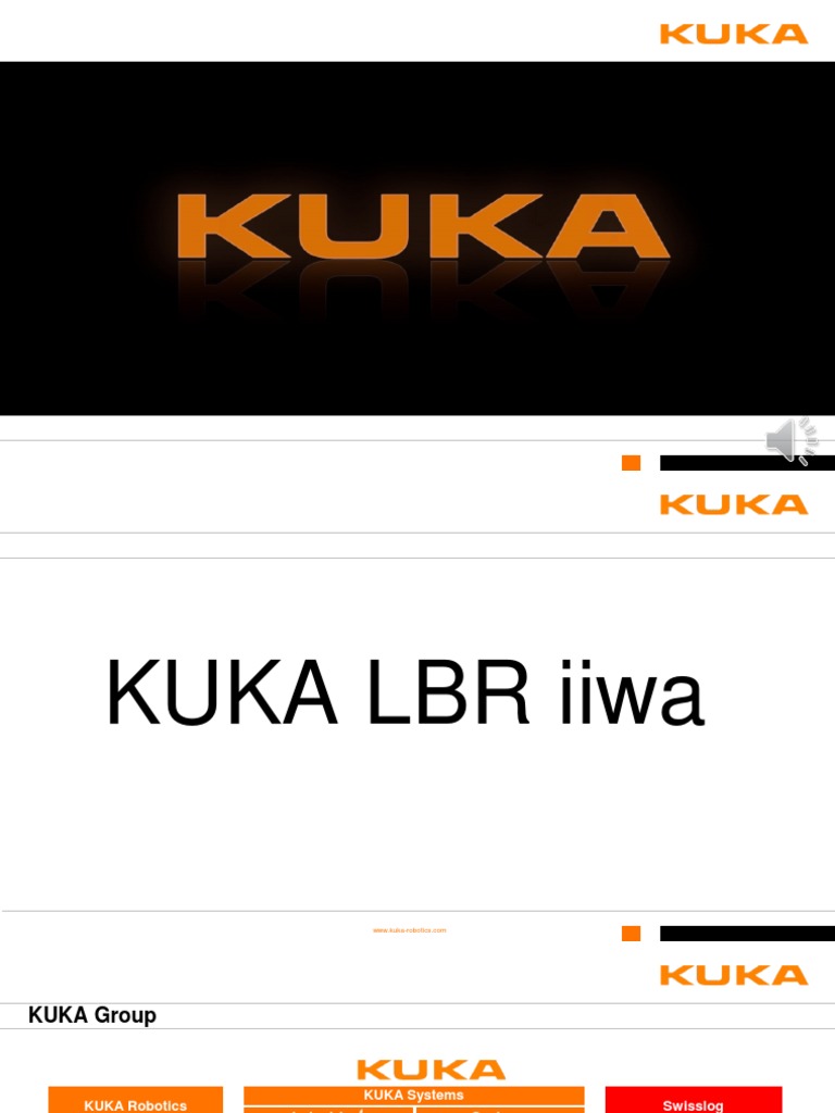 1. Kuka - lbr Iiwa 소개자료 | PDF | Automation | Robotics