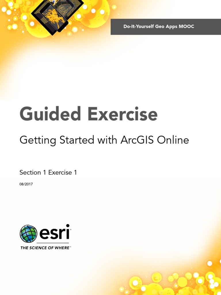 Guided Exercise: Getting Started With Arcgis Online | PDF | Arc Gis | Esri