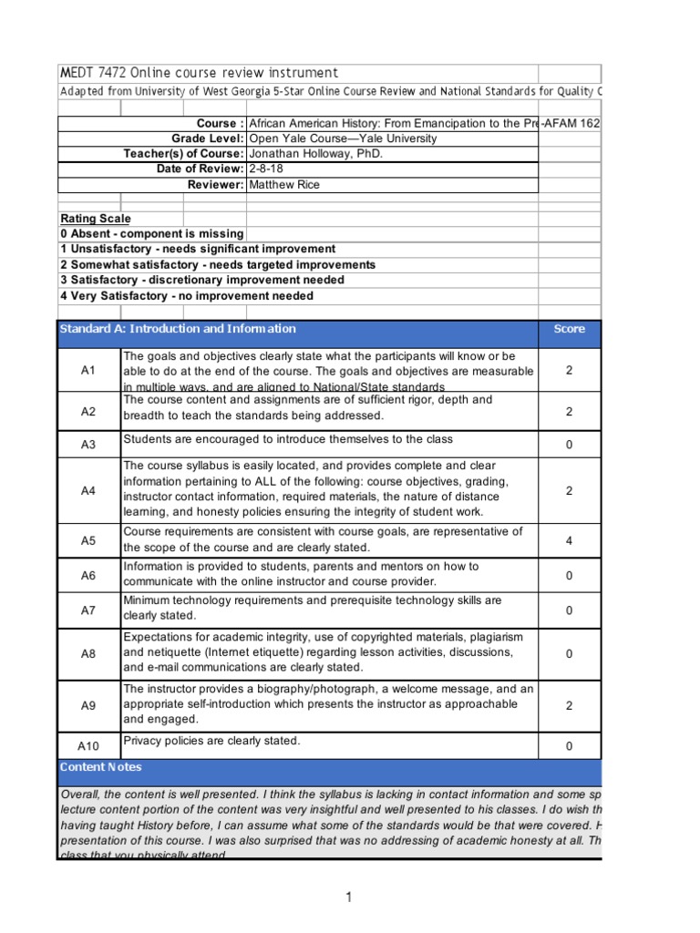 New Course Review Mar | PDF | Educational Technology | Educational ...