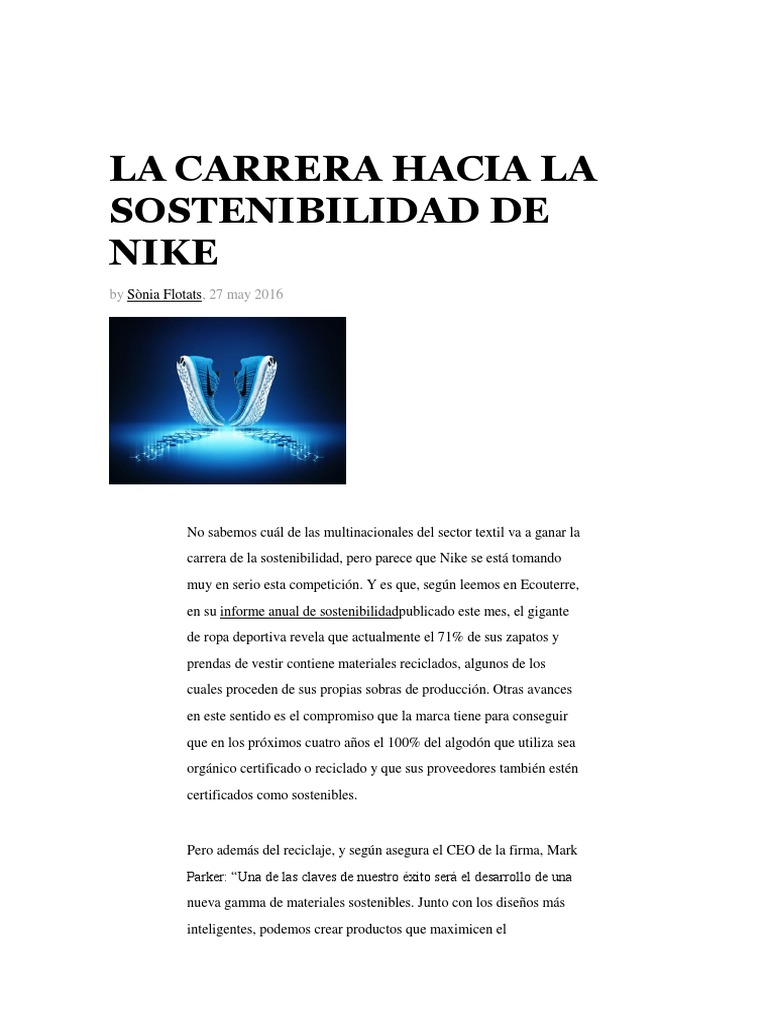 Nike | PDF | Nike | Organización no gubernamental