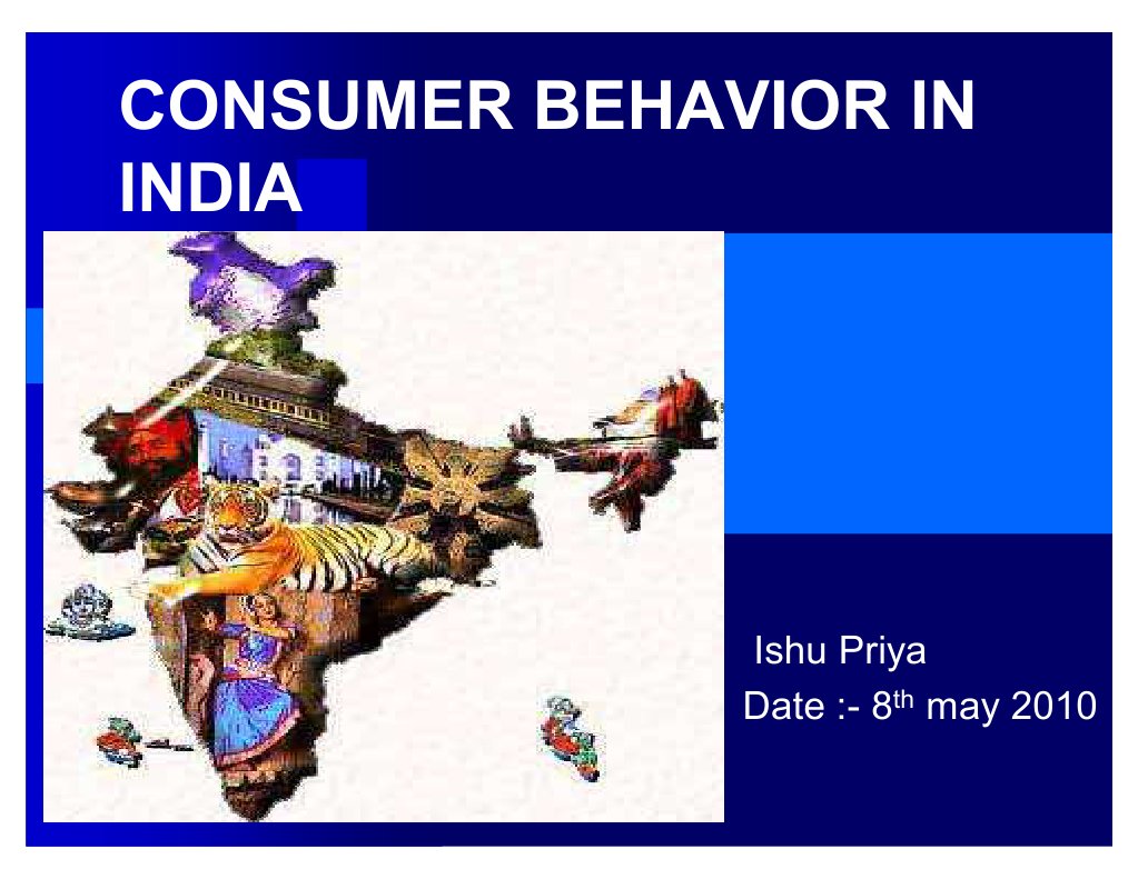 Consumer Behavior in India | PDF