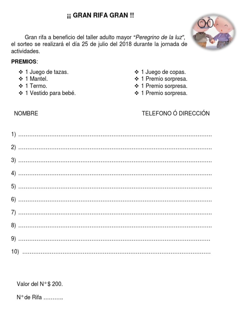 Gran Rifa Gran | PDF