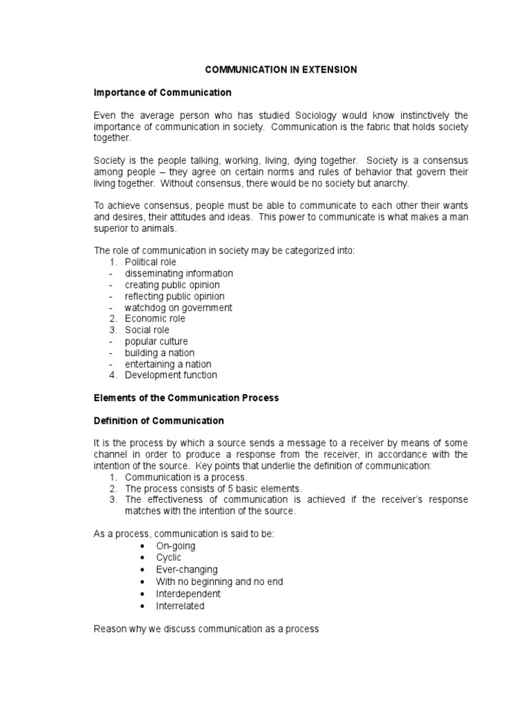 Communication in Extension | PDF | Credibility | Attitude (Psychology)