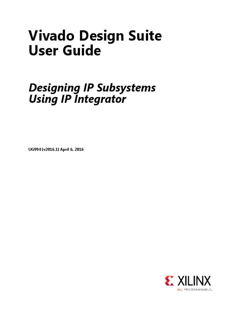 Vivado Ip Subsystems | PDF | Graphical User Interfaces | Software