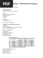 Mix Design M45 PDF | PDF | Composite Material | Concrete
