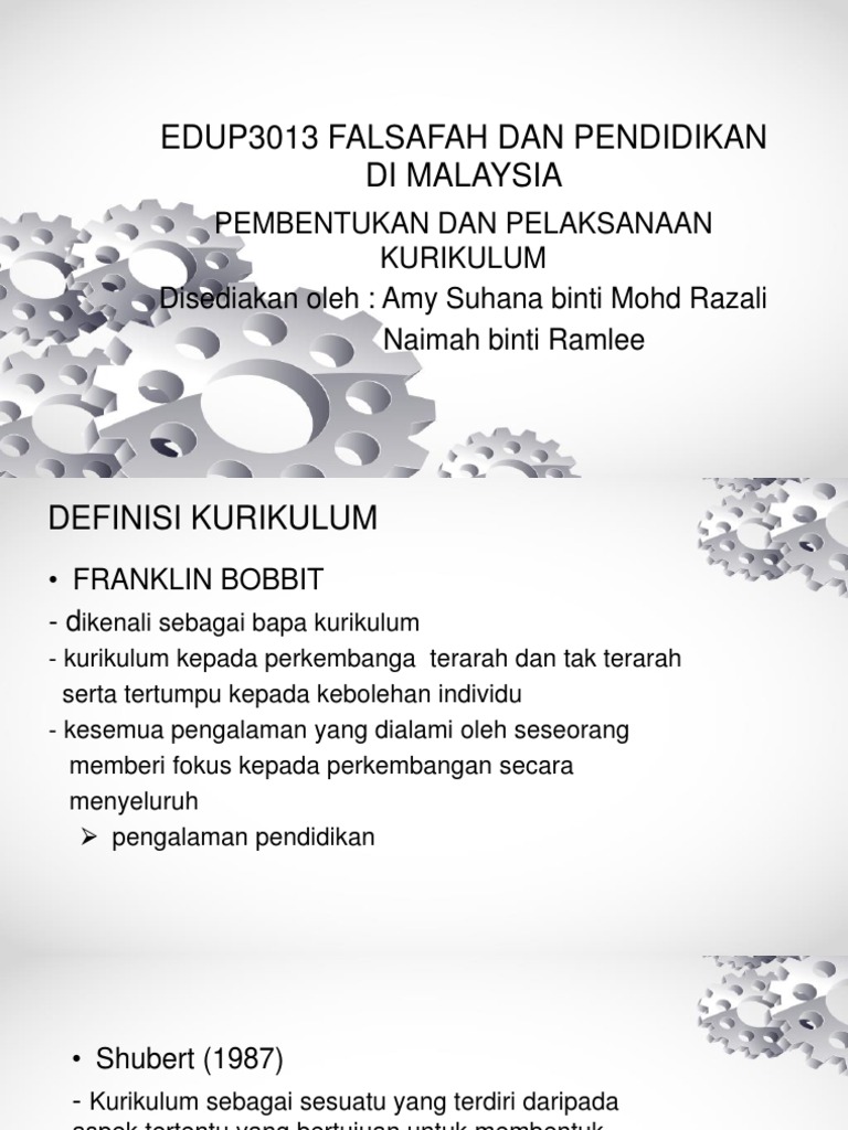 Edup3013 Falsafah Dan Pendidikan Di Malaysia | PDF