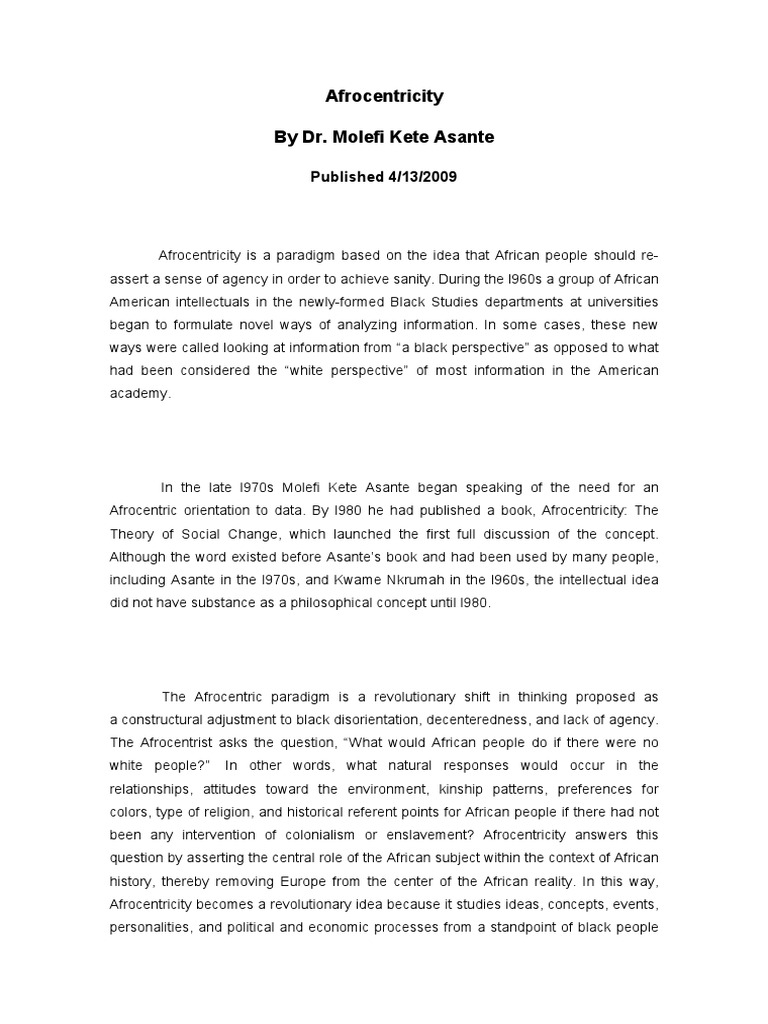 An In-Depth Look at Afrocentricity: Its Origins, Key Concepts, and Role ...