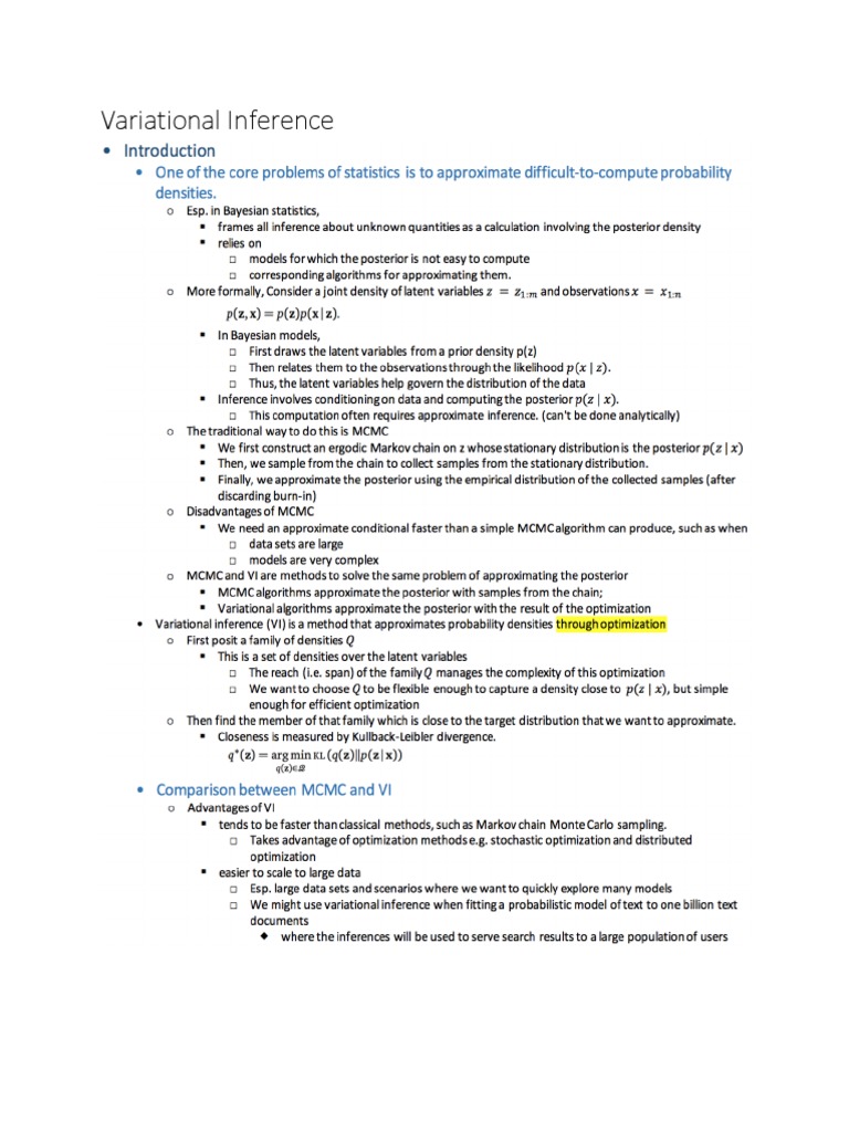 Variational Inference | PDF