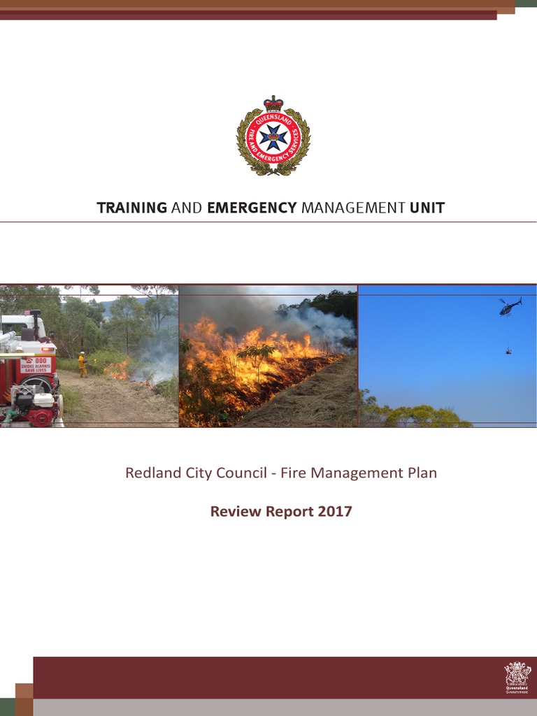 Fire Management Plan Review Report 2017 | PDF | Wildfire | Risk