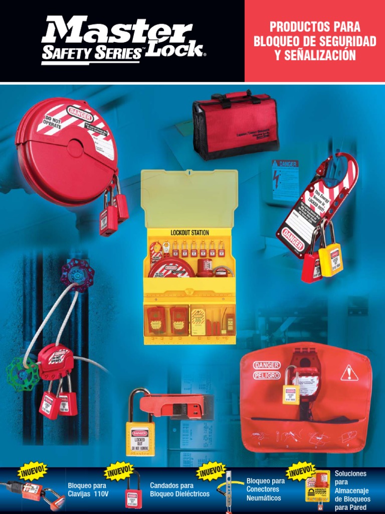 Bloqueo Master Lock | PDF | Neumático | Válvula