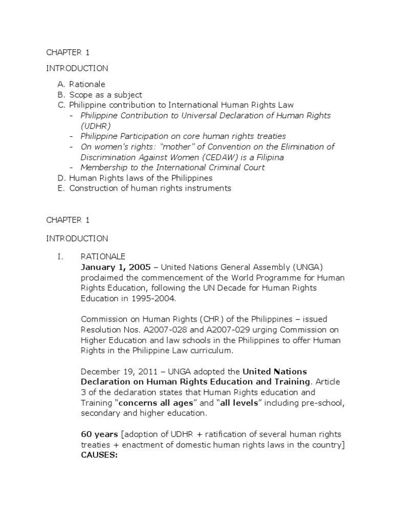 Report On Human Rights | PDF | International Human Rights Law | Human ...