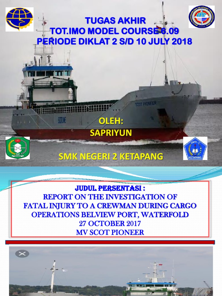 Tugas Akhir Tot 6.09. 6.09. TUGAS AKHIRvTOT.IMO MODEL COURSE 6 ...