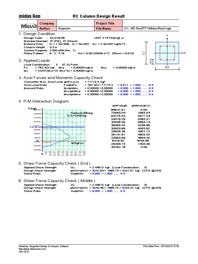 RC Column | Download Free PDF | Solid Mechanics | Structural Engineering