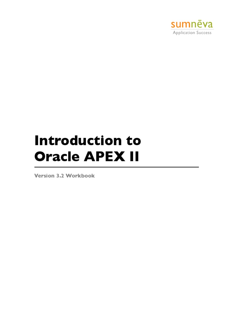 Apex Advanced Tutorials PDF | PDF | Ajax (Programming) | Oracle Database