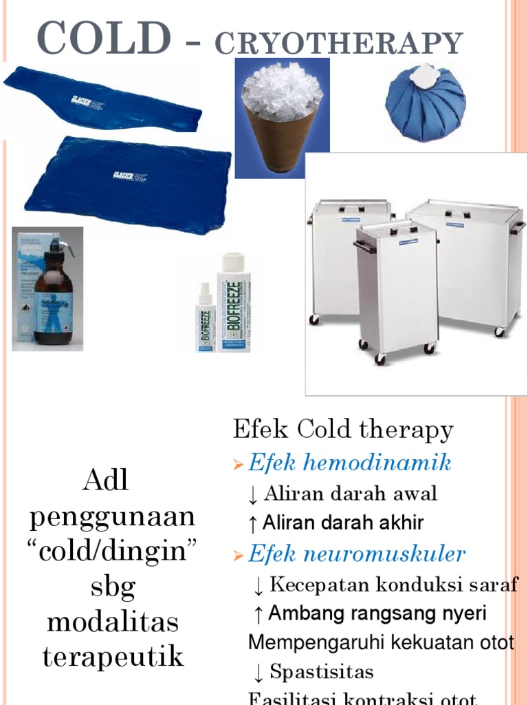 Efek Terapi Dingin pada Tubuh | PDF