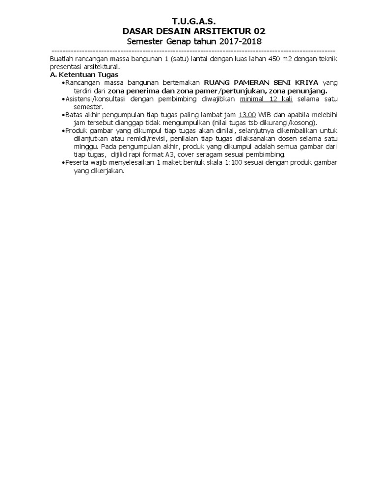 TOR Tugas Besar | PDF