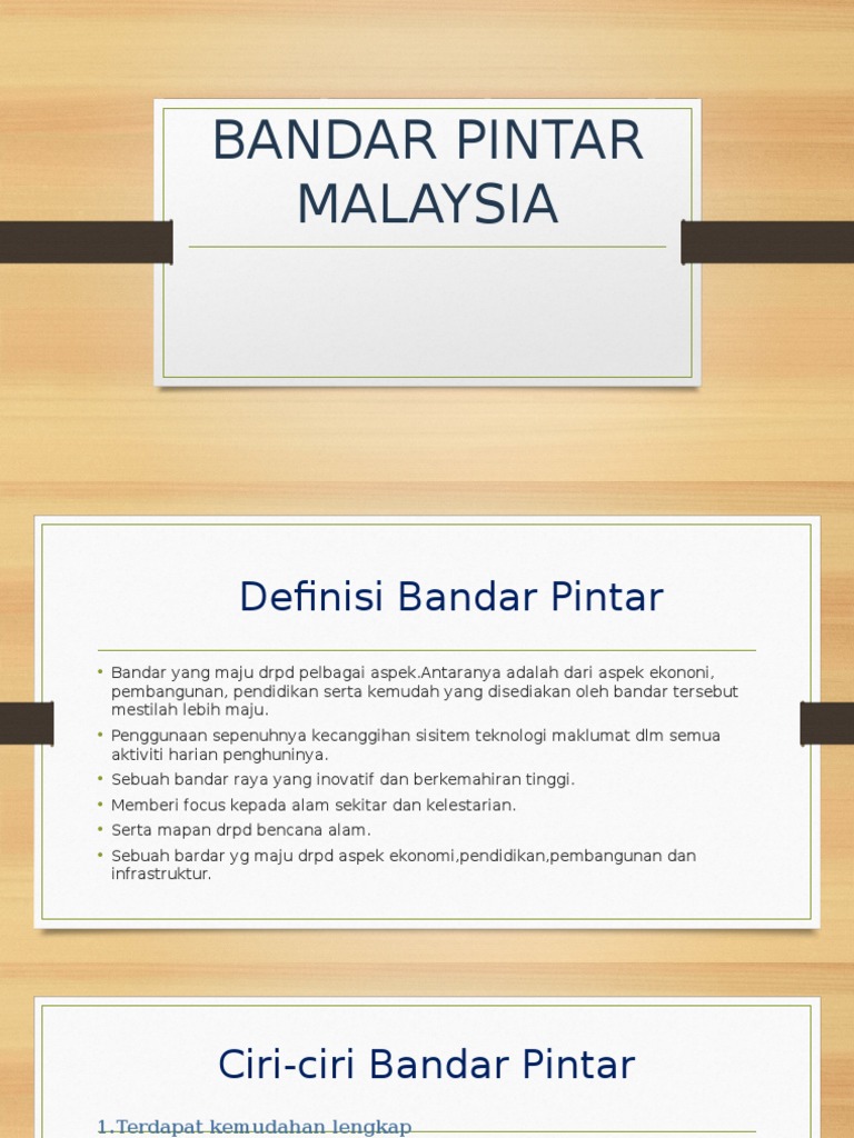 Bandar Pintar | PDF