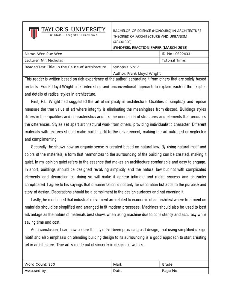 FLW | Download Free PDF | Ornament (Art) | Design