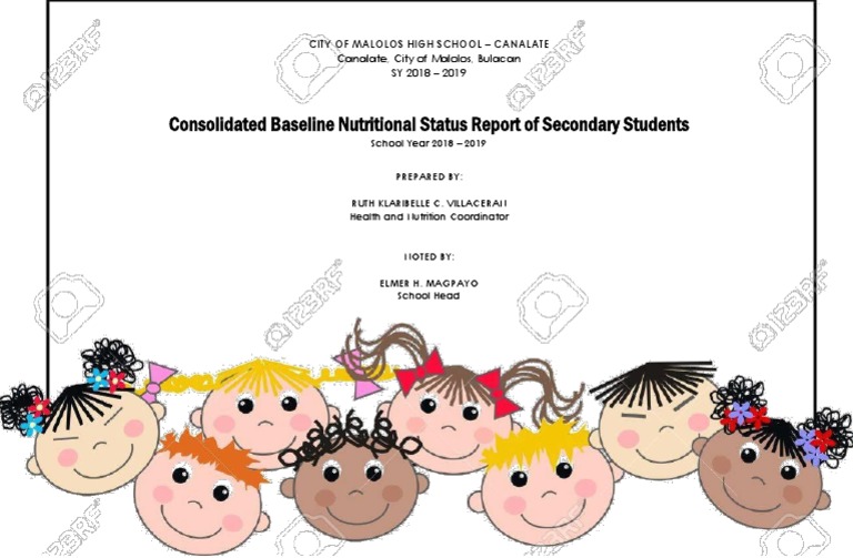 Consolidated Baseline Nutritional Status Report of Secondary Students | PDF