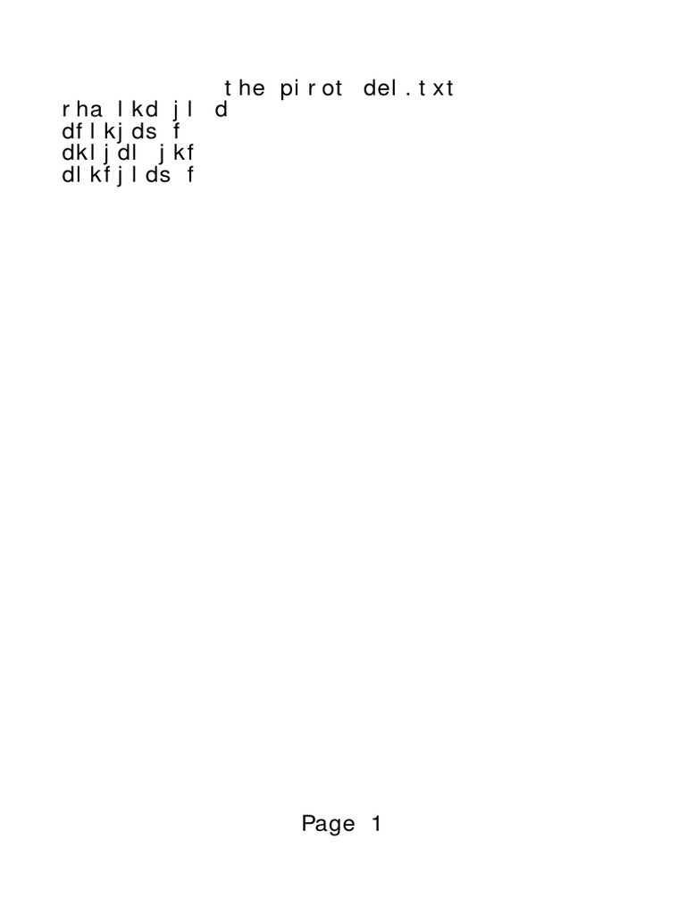 The Pirot Del | PDF