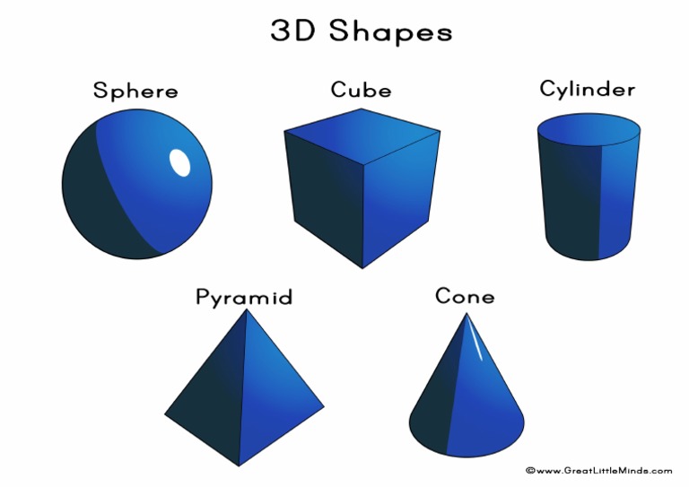 3d Shapes Sheet | PDF