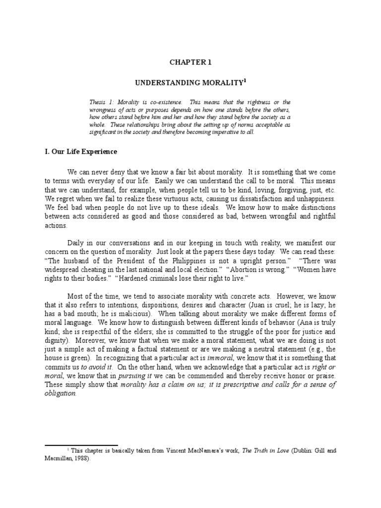 Exploring Morality for Students | PDF | Morality | Good And Evil
