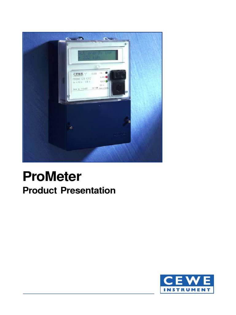 PROMETER Presentation | PDF | Ac Power | Relay
