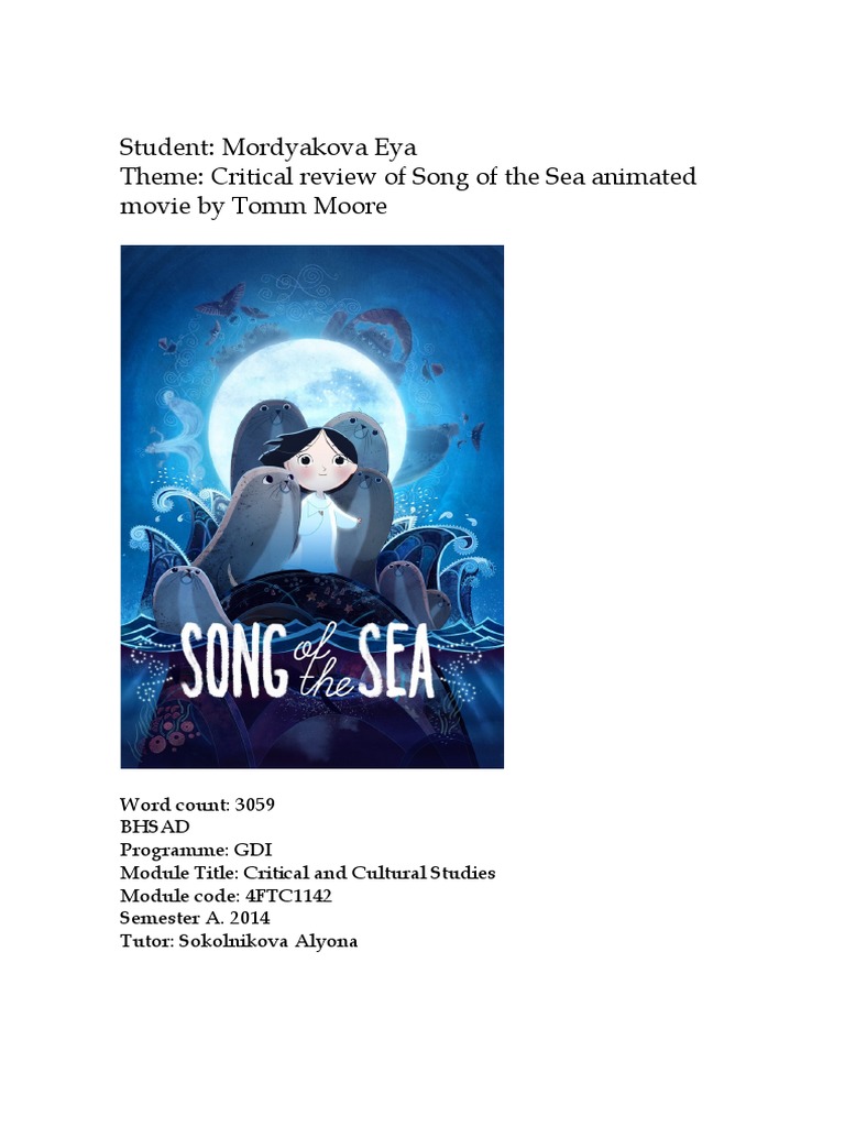 Critical Review of Song of the Sea | PDF | Selkie | Fairies