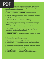 Questions For Licensure Exam LET FILIPINO | PDF