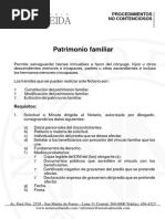 Características Del Patrimonio Familiar | PDF | Bienes (Ley) | Dominio eminente