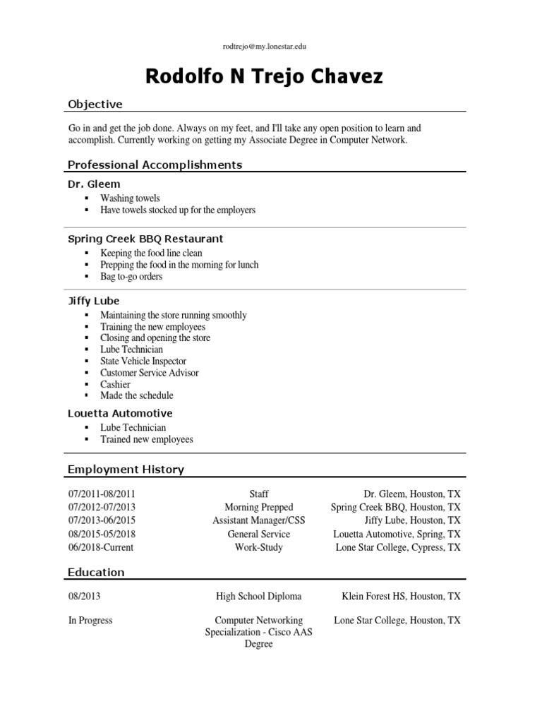 Rodolfos Resume 2017 | PDF