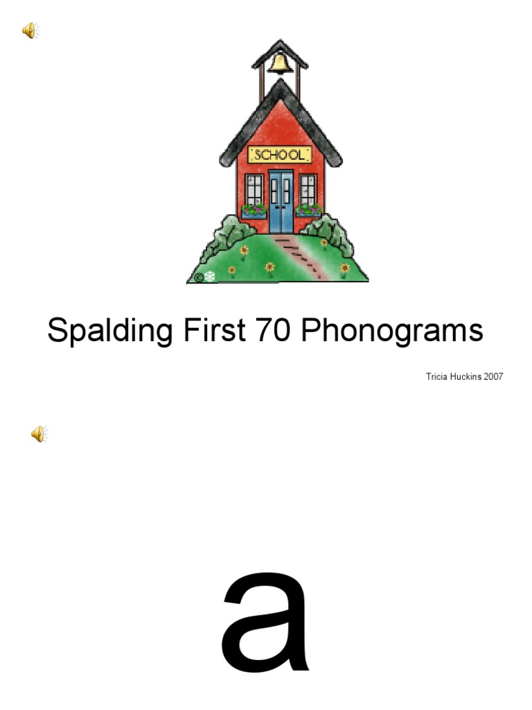 Spalding Phonograms With Sounds | PDF