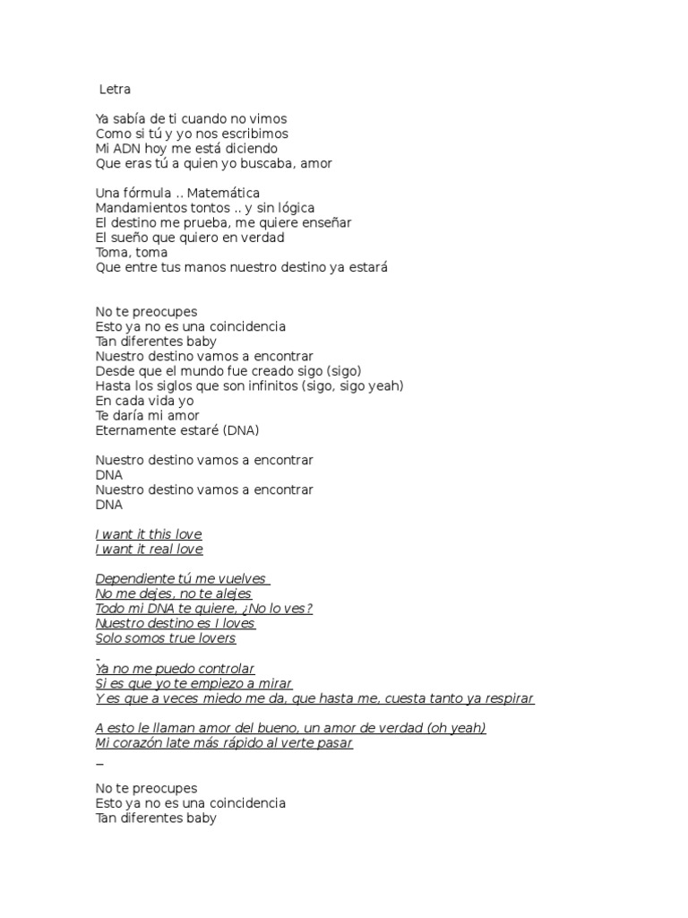 Letra BTS | PDF