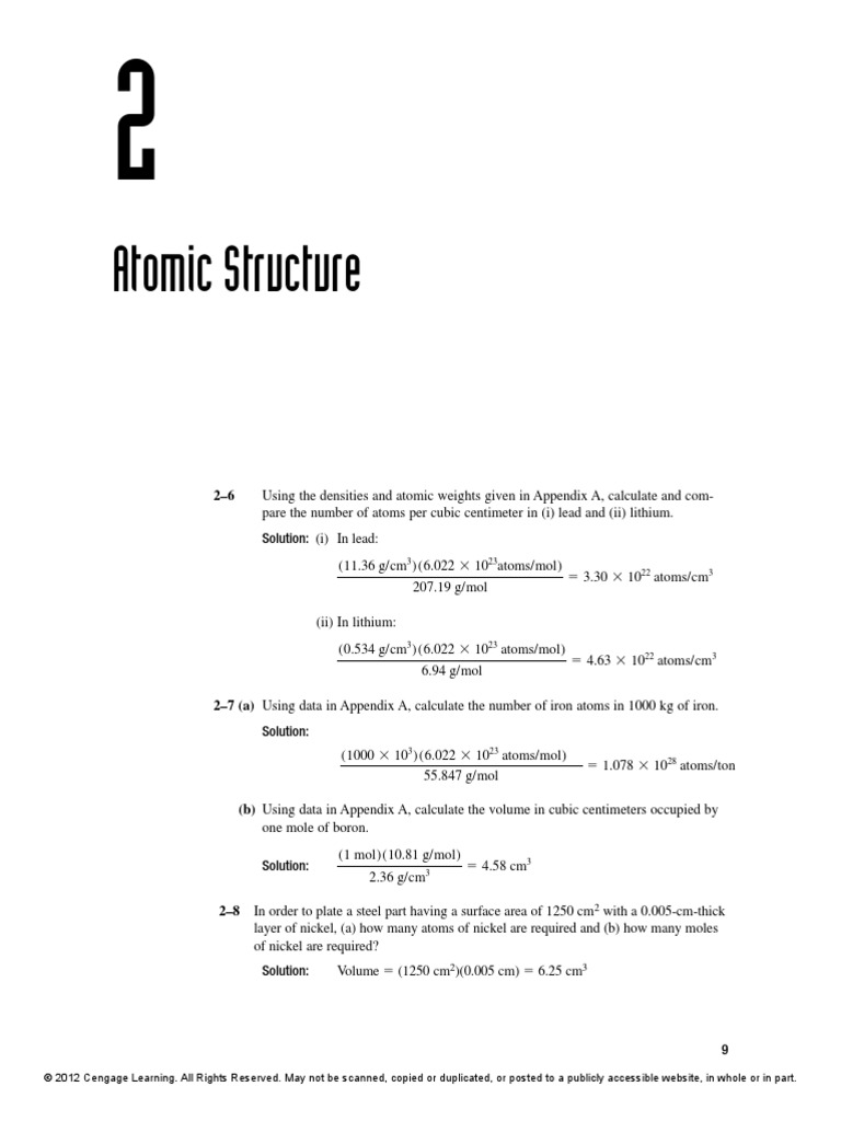 Capitulo 2 | PDF | Electron Configuration | Chemical Bond