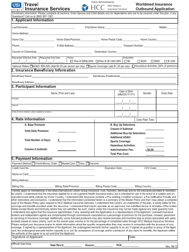 WMED Outbound Application | PDF | Insurance | Service Industries