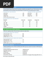 Screen Printing Price Chart | PDF