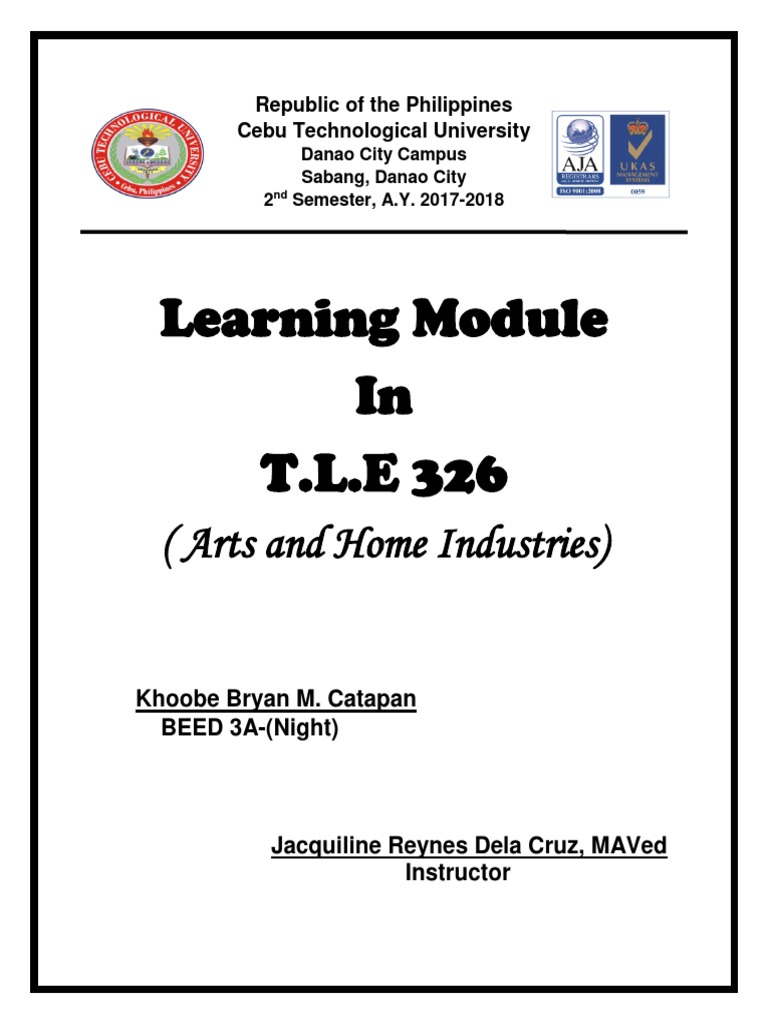 Tle Cover Page | PDF