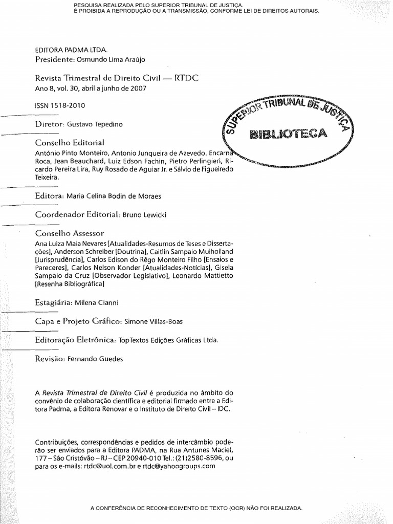Fundamentos Da Responsabilidade Civil Do Terceiro Cumplice Paula Greco ...