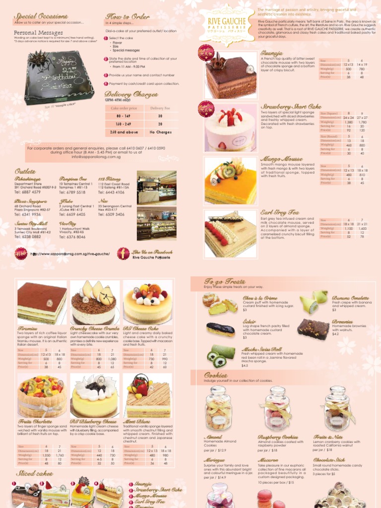 Special Occasions How To Order: Personal Messages | PDF | Cheesecake ...