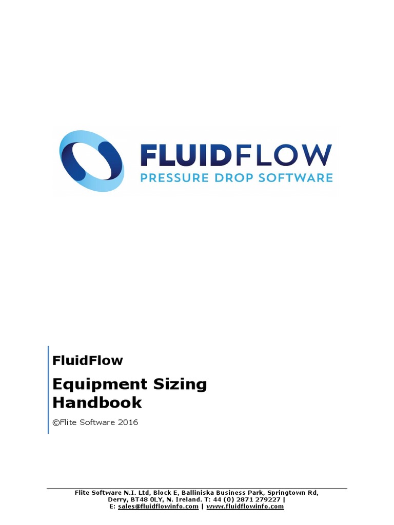 FluidFlow Equipment Sizing | PDF | Heat Exchanger | Pump