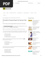 Prometric Exam Sample Questions Guide | PDF | Urinary Incontinence ...