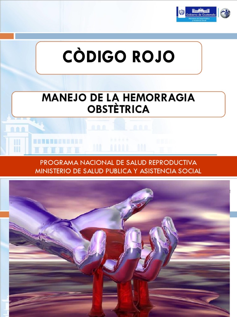 Codigo Rojo, Hospitales 2014 | PDF | Muerte materna | Sangre