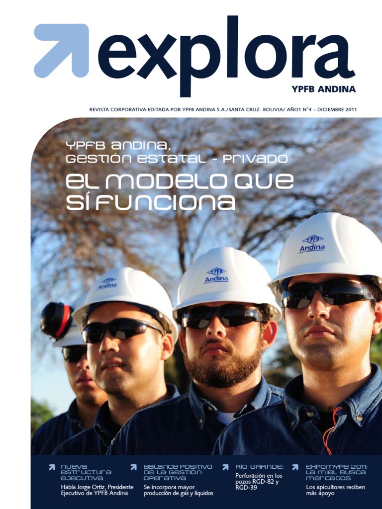 Revista Corporativa Editada Por Ypfb Andina S.a.-Santa Cruz - Bolivia ...