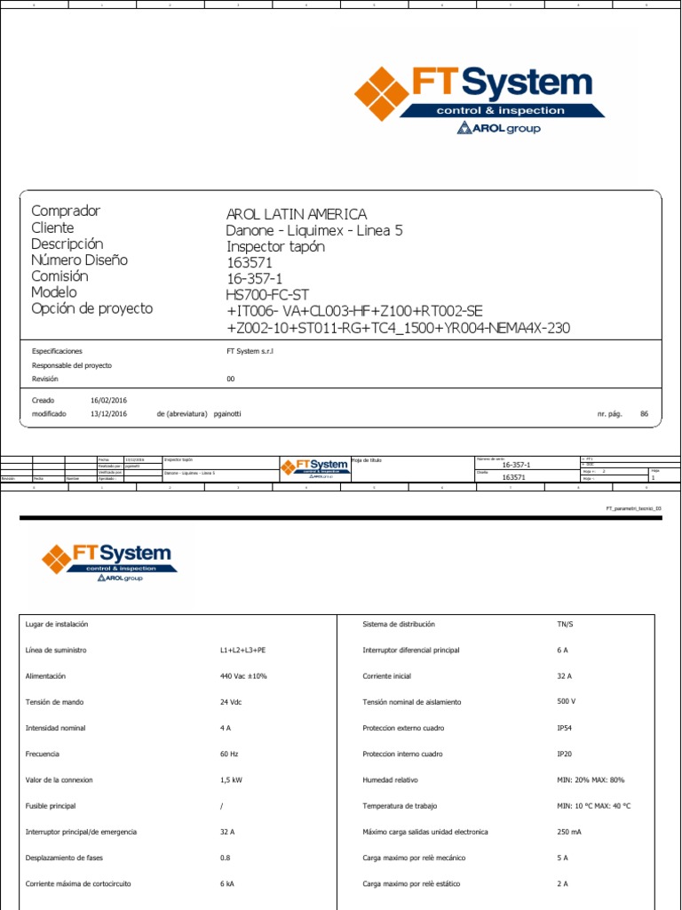 FT System Configuration | PDF | Corriente eléctrica | Electricidad
