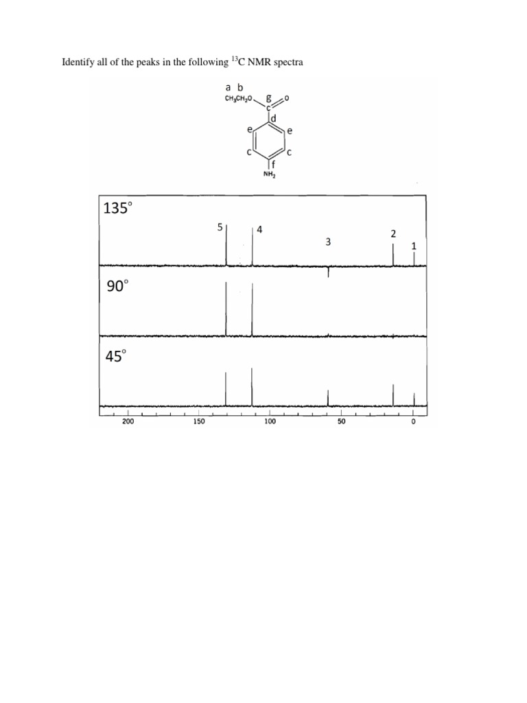 13C NMR Peak Identification Guide | PDF